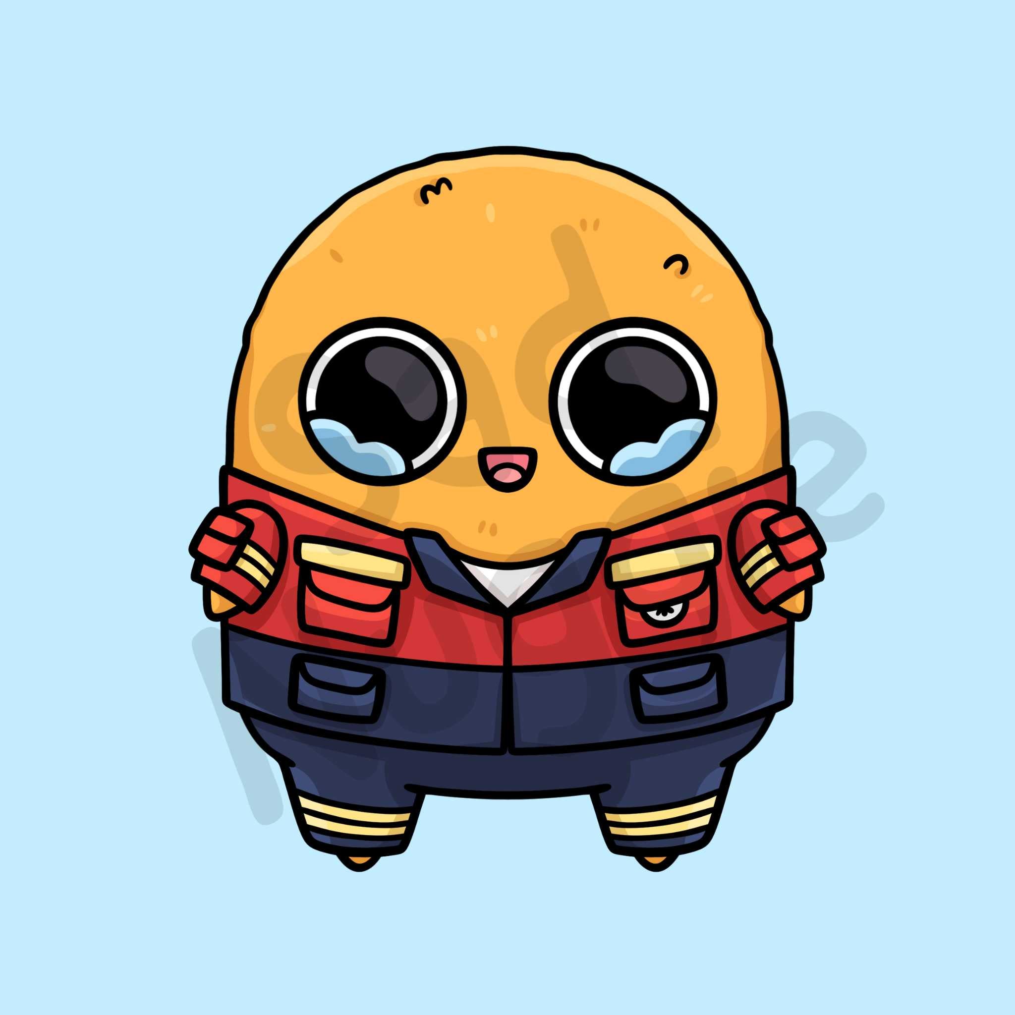 Paramedic Sad Nuggie Sticker