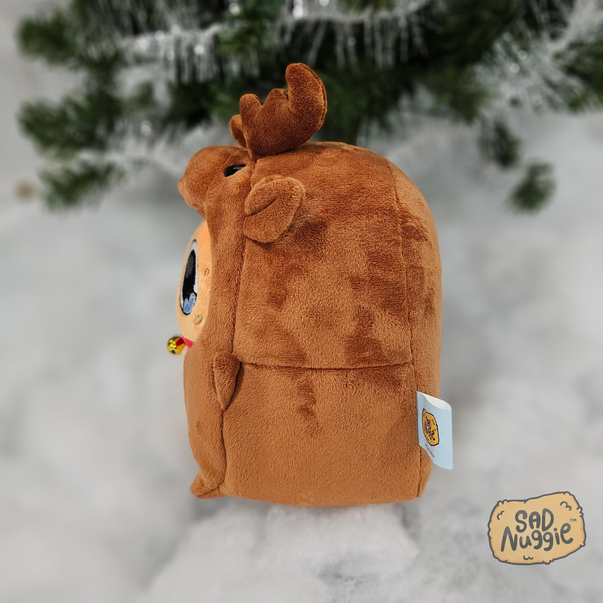 Reindeer Sad Nuggie Plush