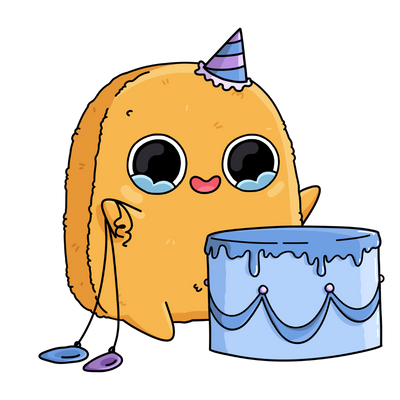 Sad Nuggie Birthday Card Signing