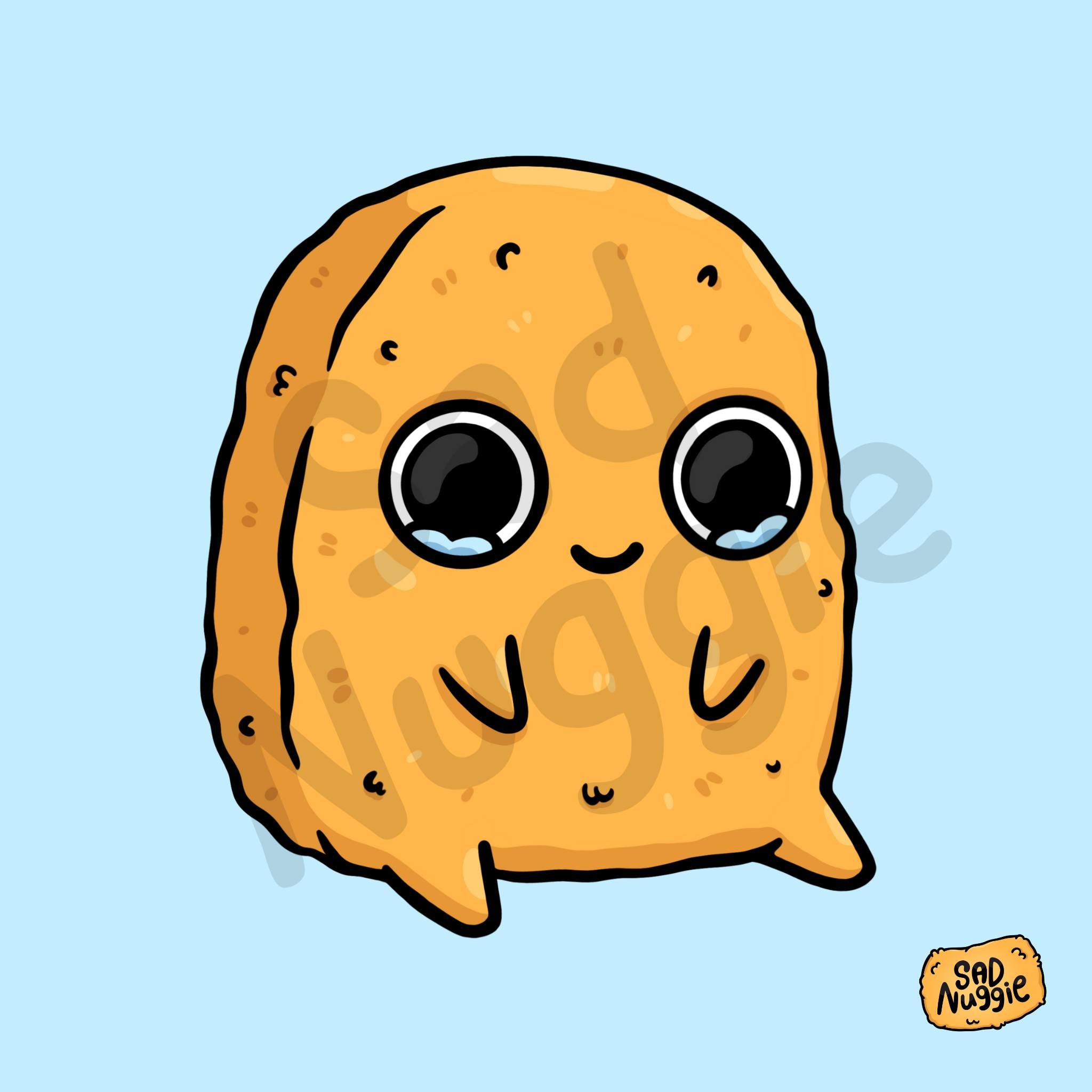 Original Sad Nuggie Sticker