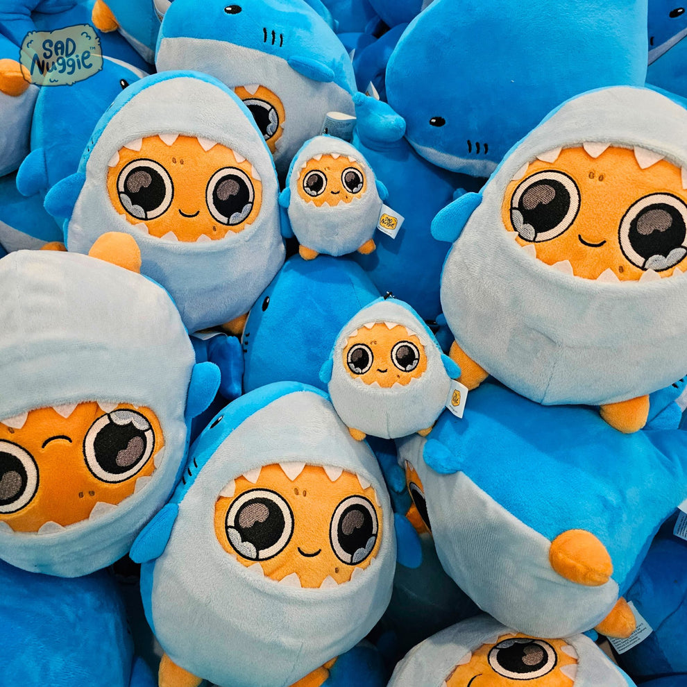Shark Nuggie Plush *BACK IN STOCK* – Sad Nuggie
