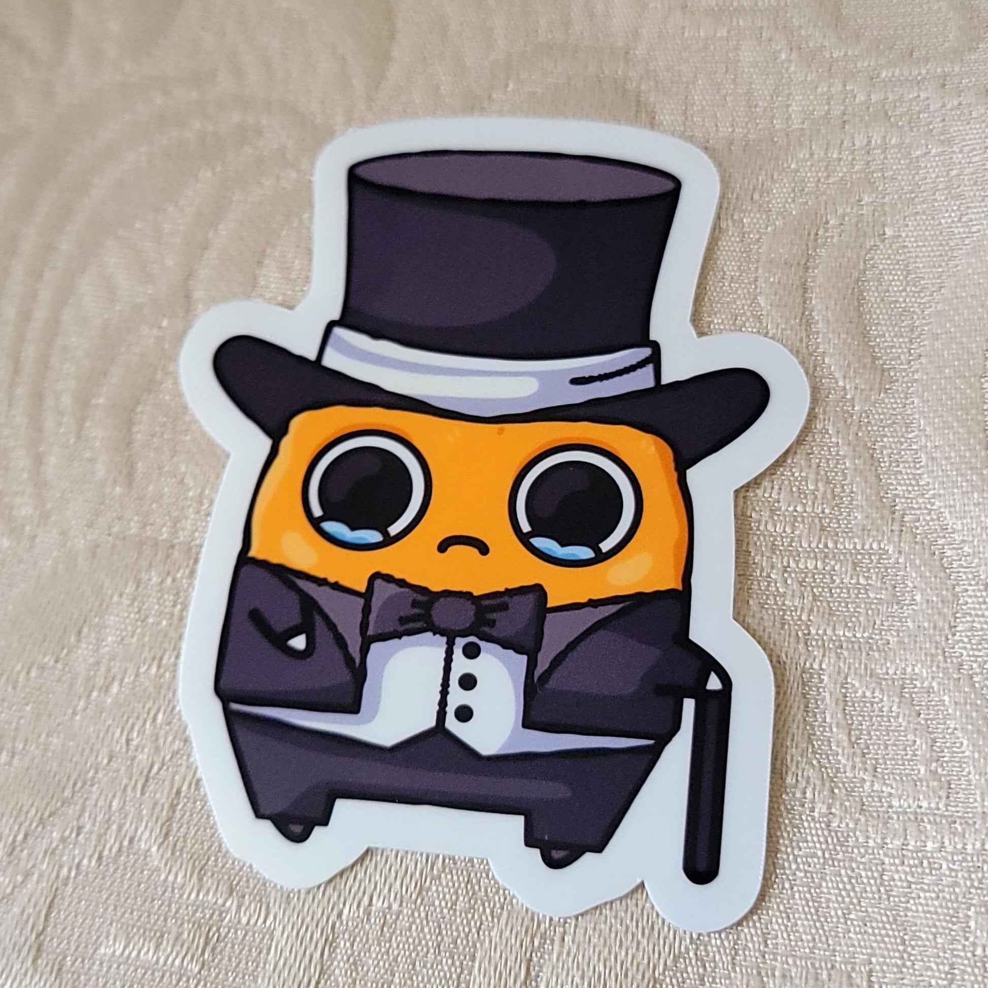Tuxedo Sad Nuggie Sticker